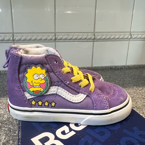 Vans | Shoes | Lisa Simpson Vans X The Simpsons Collab Toddler Size 7 ...